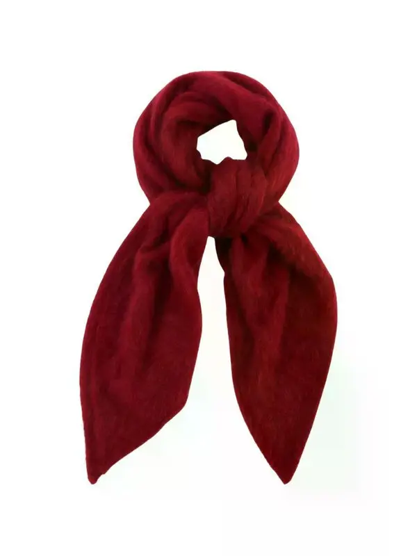 Chinti & Parker Triangle-shape Scarf - Red