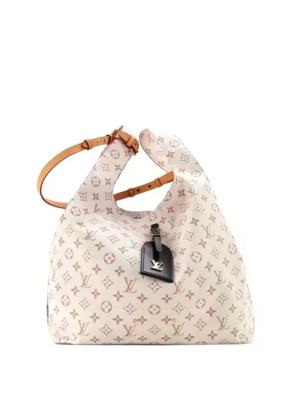 LOUIS VUITTON Atlantis Handbag Monogram Dune Canvas Gm Shoulder Bag - Neutrals