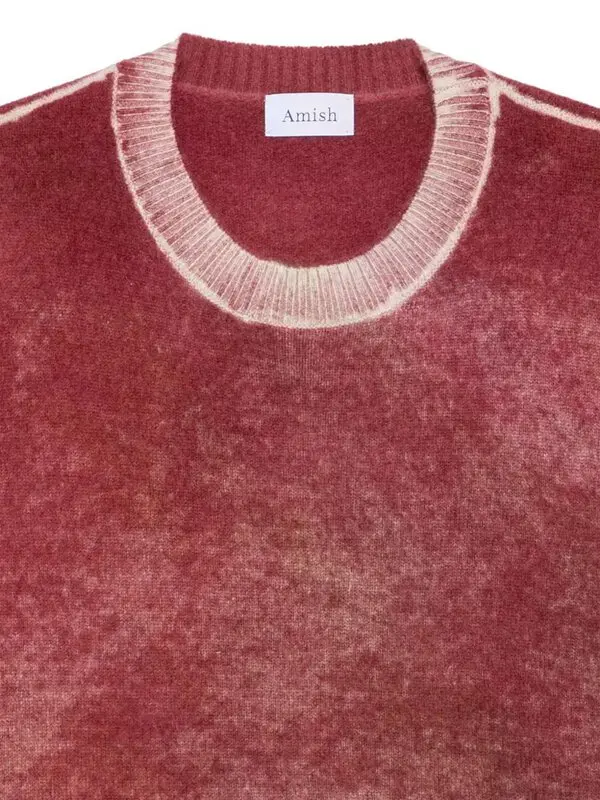 AMISH SUPPLIES Acid-wash Wool Sweater