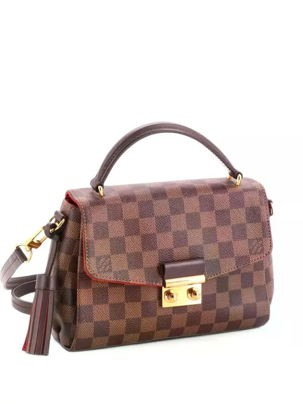 LOUIS VUITTON Croisette Handbag Damier Crossbody Bag - Brown