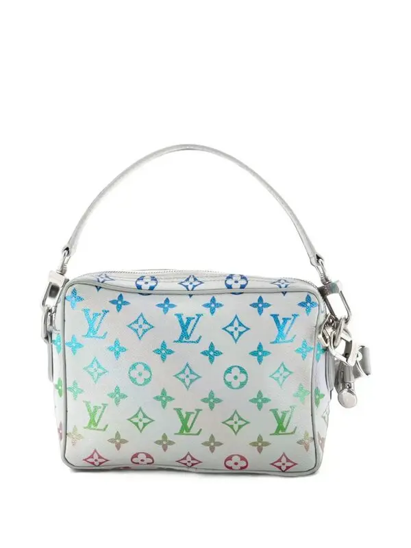LOUIS VUITTON Nil Nm Messenger Bag Limited Edition Night Monogram Canvas Crossbody Bag - Grey