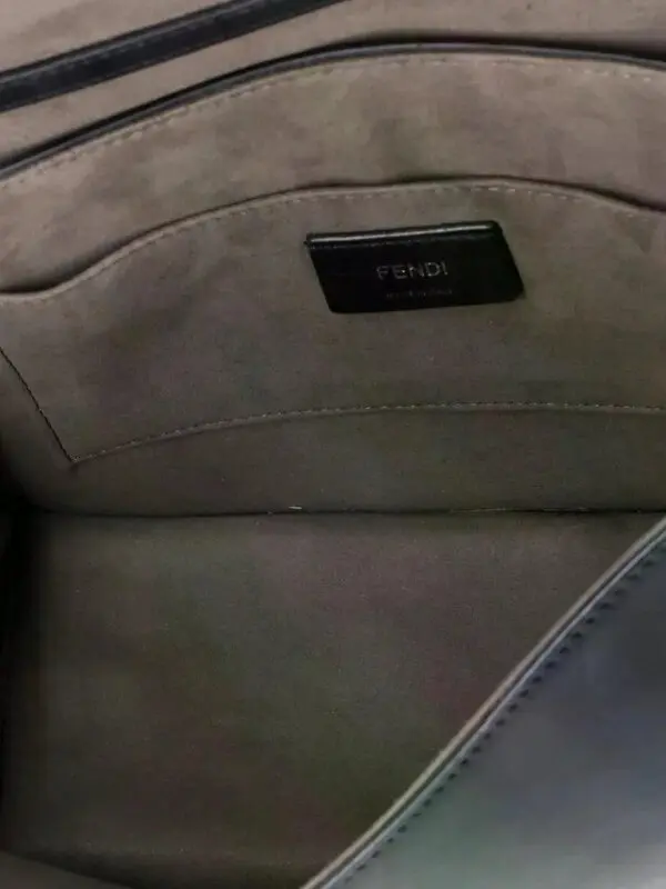 Fendi Kan I F Leather Medium Shoulder Bag