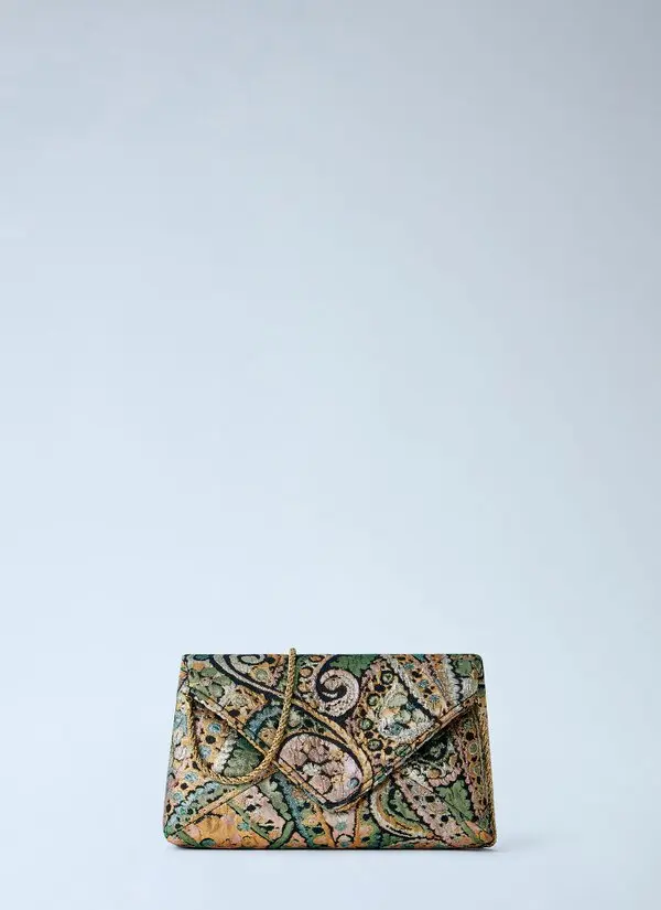 Dries Van Noten Embroidered Clutch Bag - Multicolor