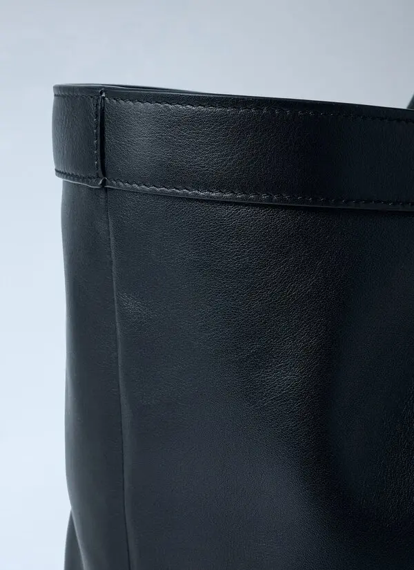 Saint Laurent Large Y-shaped Leather Tote Bag