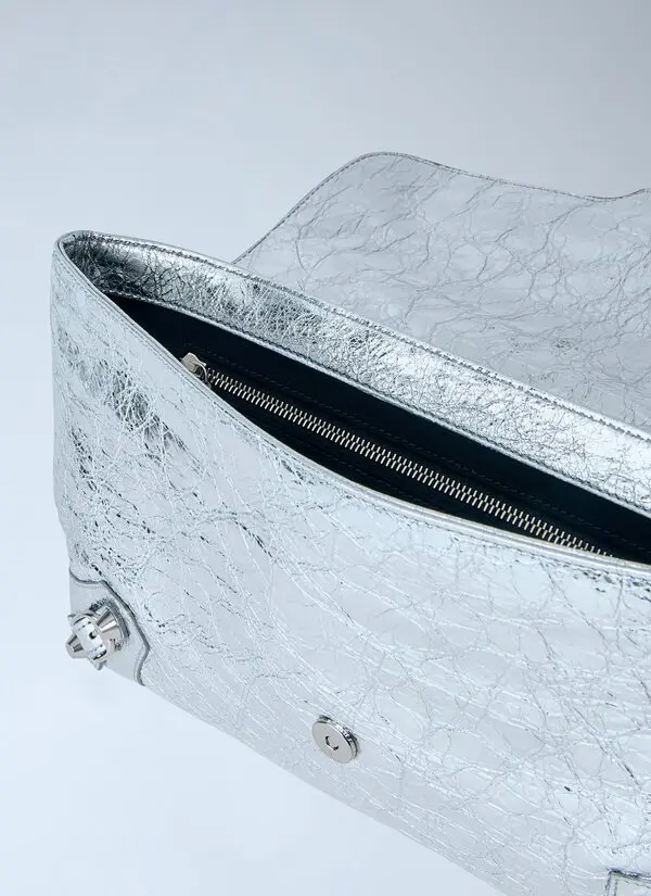 Balenciaga Le City Clutch - Silver