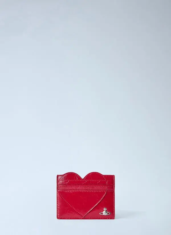 VIVIENNE WESTWOOD Heart Card Holder - Red