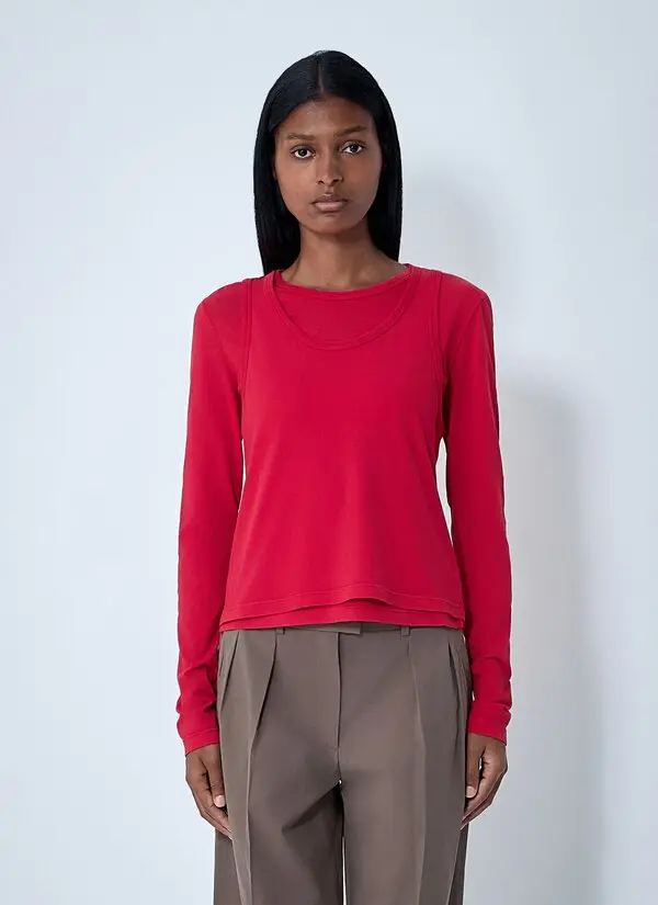 THE ROW Seruni T-shirt - Red