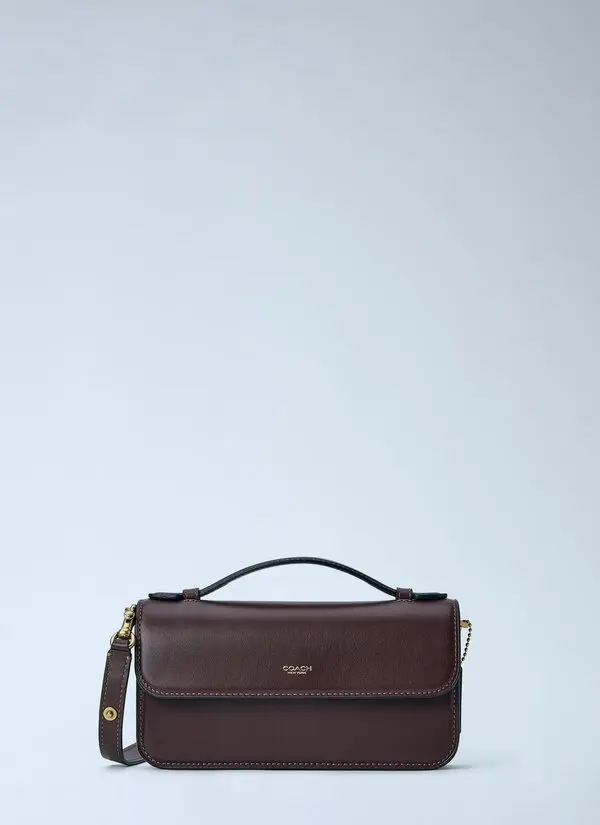 COACH New York Elora Top Handle Crossbody Bag - Brown