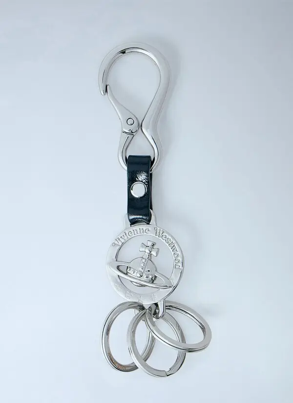 VIVIENNE WESTWOOD Orb Medallion Keyring - Silver