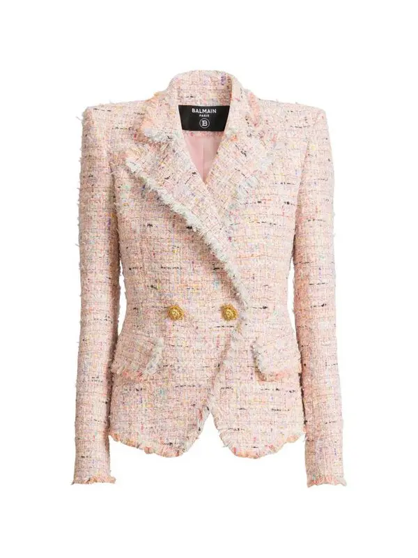 Balmain Two-button Tweed Jacket - Multi
