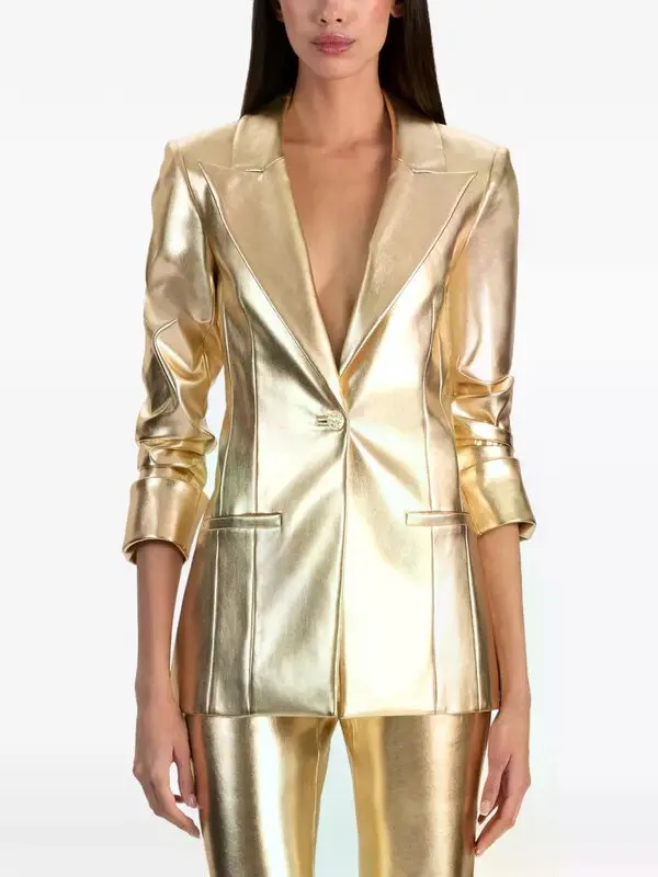 Alice + Olivia Burns Peak-lapels Blazer