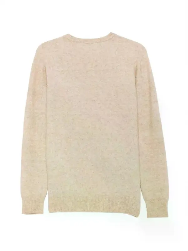 ROBERTO COLLINA Crew-neck Long-sleeve Sweater - Neutrals