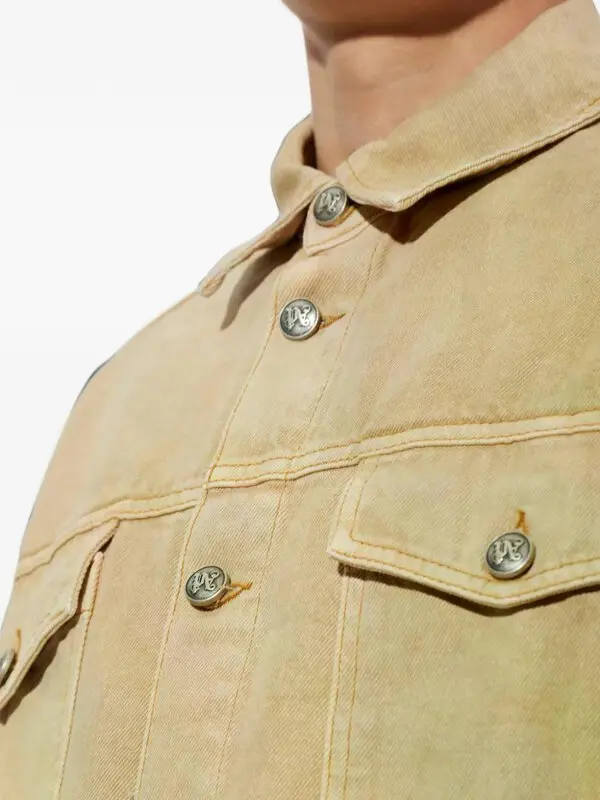 Palm Angels Logo-print Denim Shirt Jacket