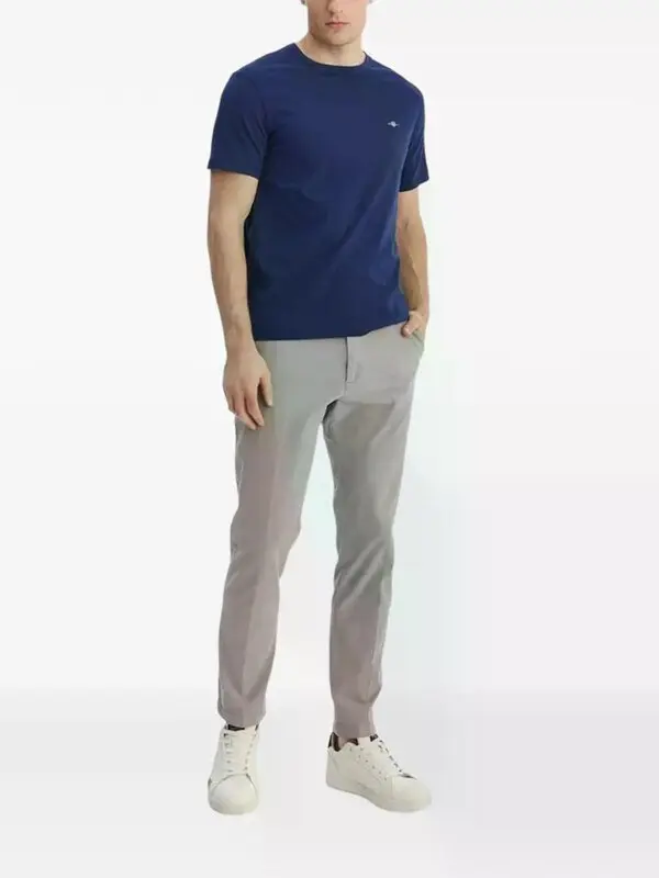 Gant Logo-embroidered T-shirt