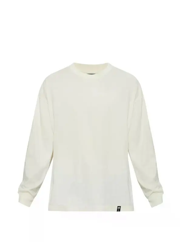 Palm Angels Logo-print Long-sleeved T-shirt - Neutrals
