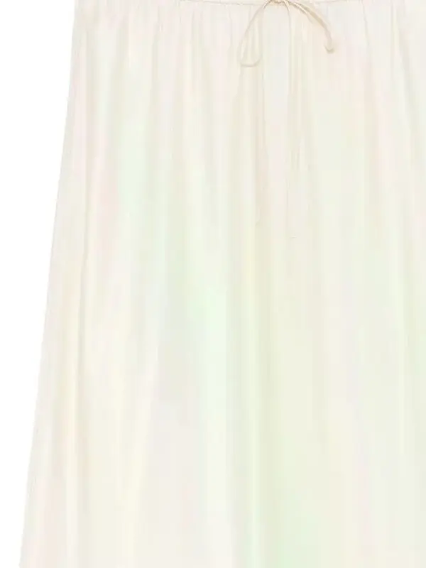JAMES PERSE Silk Charmeuse Drawstring Skirt
