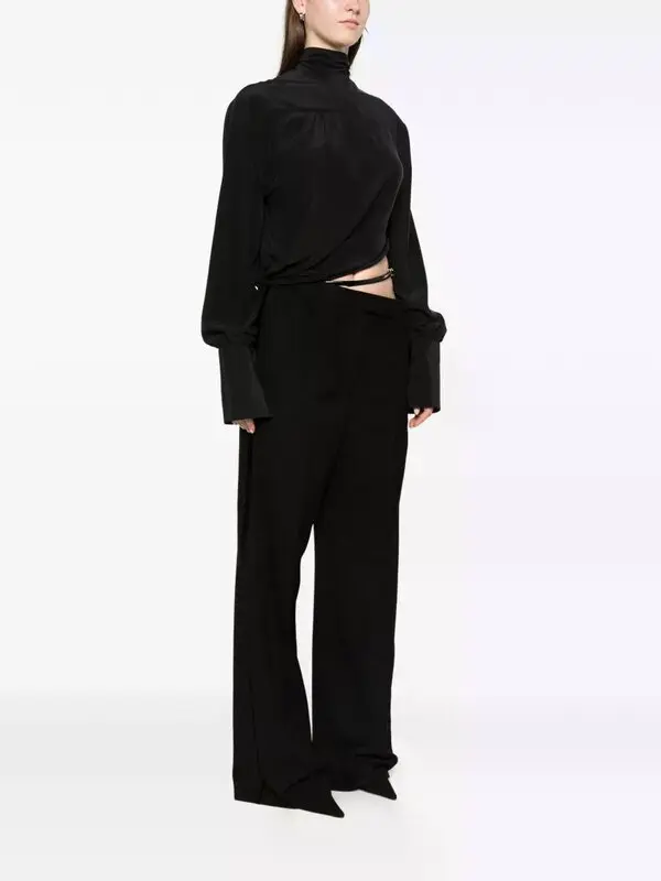 TOM FORD Washed Silk Tuxedo Jumpsuit With Belt Detail