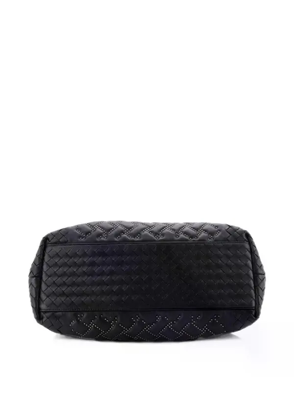 Bottega Veneta Double Chain Studded Intrecciato Nappa Large Tote Bag