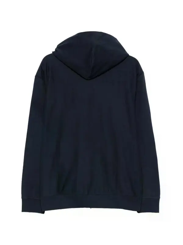 Calvin Klein Logo-print Zip-up Hoodie