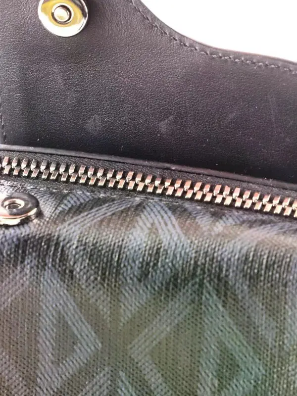 Dior Lingot Messenger Bag Cd Diamond Coated Canvas Crossbody Bag