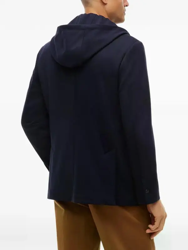 Tommy Hilfiger Hooded Single-breasted Blazer