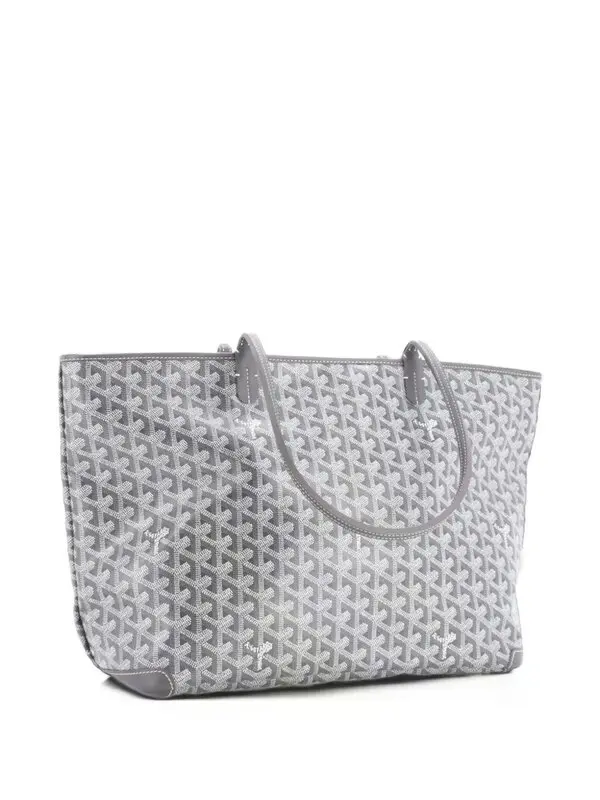 Goyard Artois Tote Coated Canvas Mm Shoulder Bag - Grey