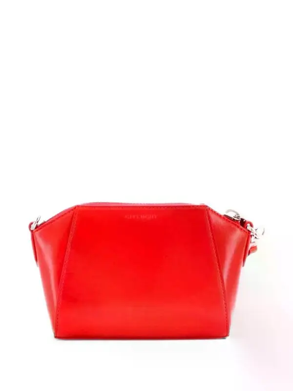 Givenchy Antigona Leather Nano Crossbody Bag - Red