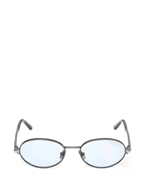 TOM FORD Gina-02 Oval-frame Sunglasses - Grey