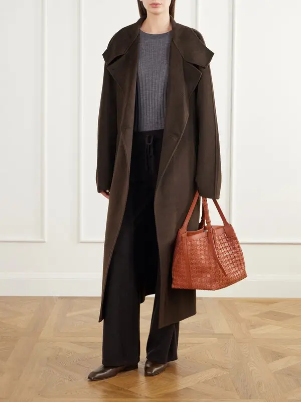 SERAPIAN Small Secret Mosaico Leather Shoulder Bag