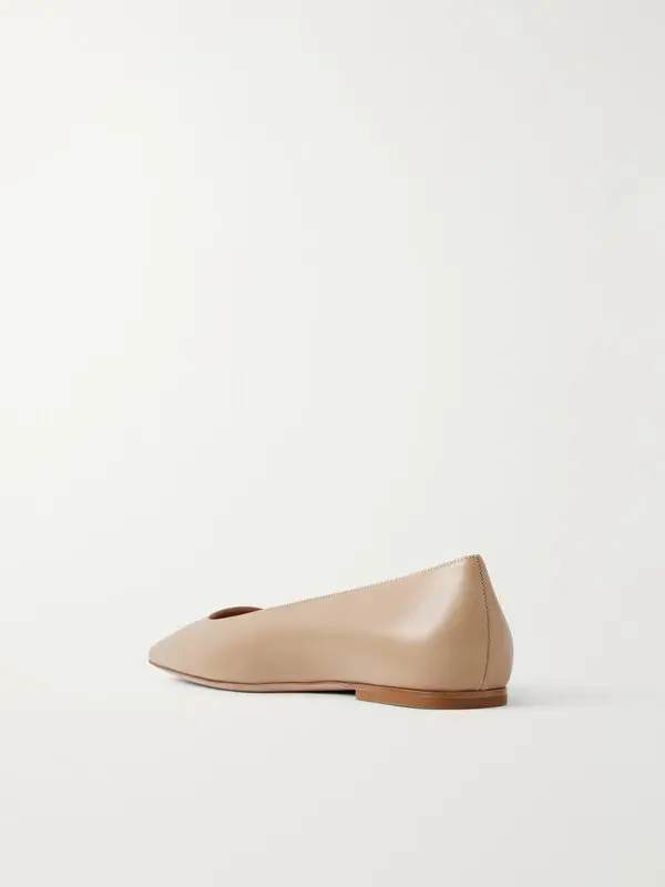GIANVITO ROSSI Leather Ballet Flats
