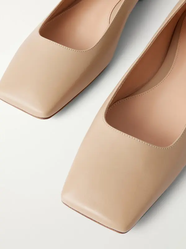 GIANVITO ROSSI Leather Ballet Flats