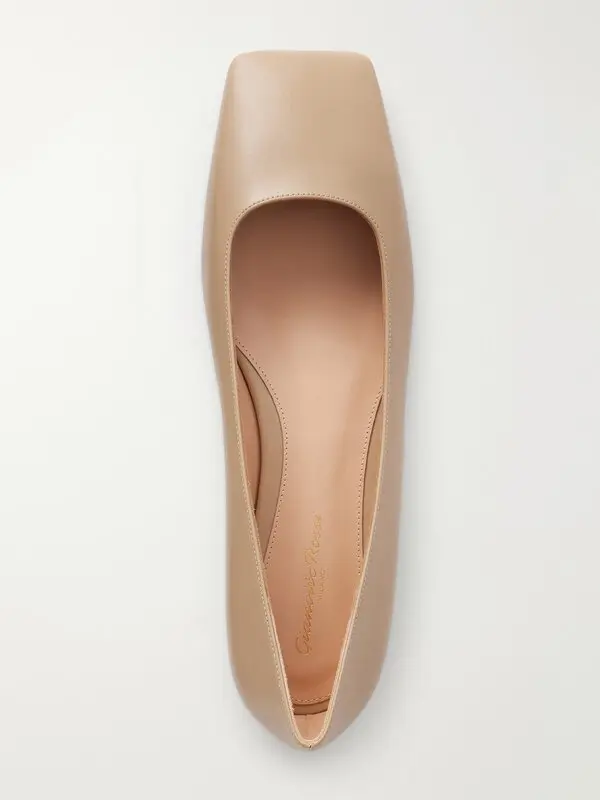 GIANVITO ROSSI Leather Ballet Flats