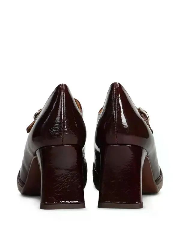 Chie Mihara Feva Patent-finish Panelled Pumps