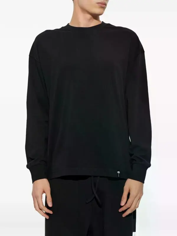 Palm Angels Palm-print Long-sleeve T-shirt