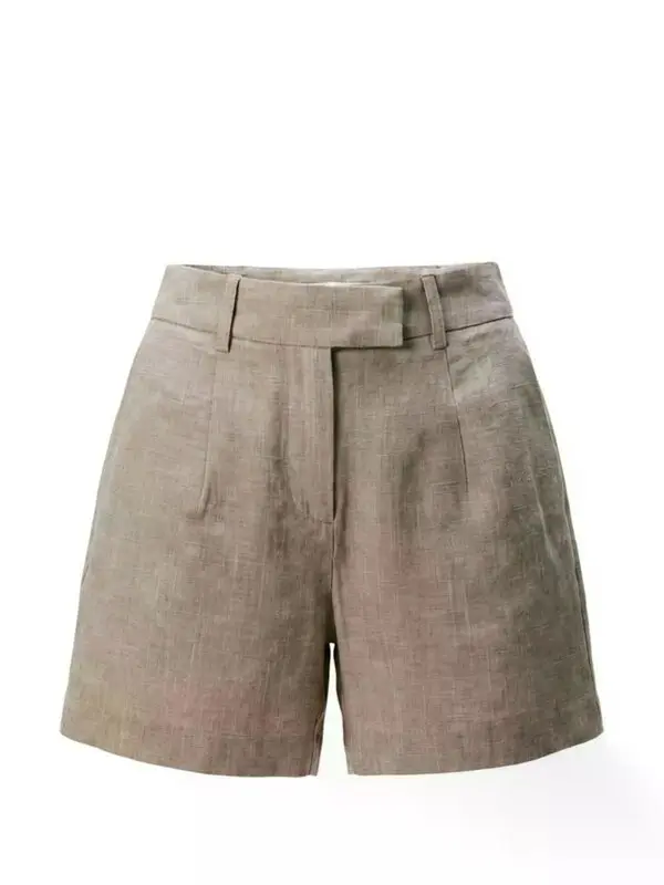 Only Onllinda Pleated Bermuda Shorts - Grey