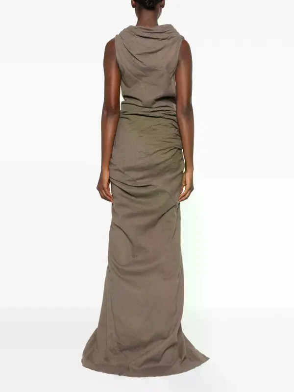 Rick Owens Draped Asymmetric Dress