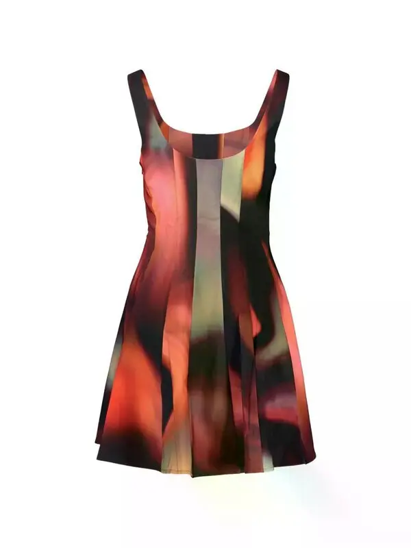 Desigual Abstract-print Sleeveless Mini Dress