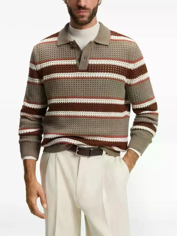 BOSS Relaxed-fit Rugby Sweater In A Wool Blend