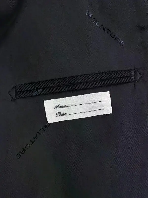 Tagliatore Double-breasted Velvet Blazer