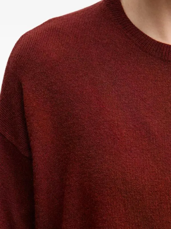 Sisley Drop-shoulder Crew-neck Sweater