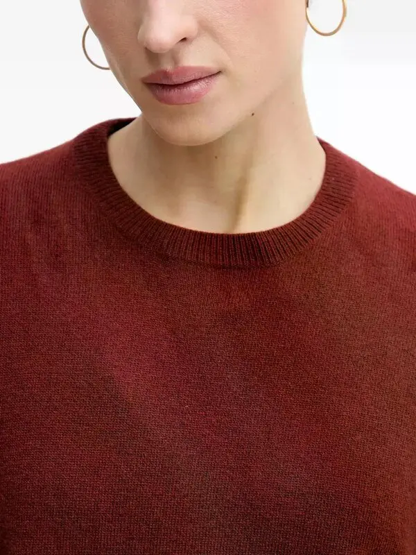 Sisley Drop-shoulder Crew-neck Sweater