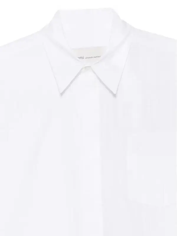AMI Paris Logo-embossed Oversized Shirt