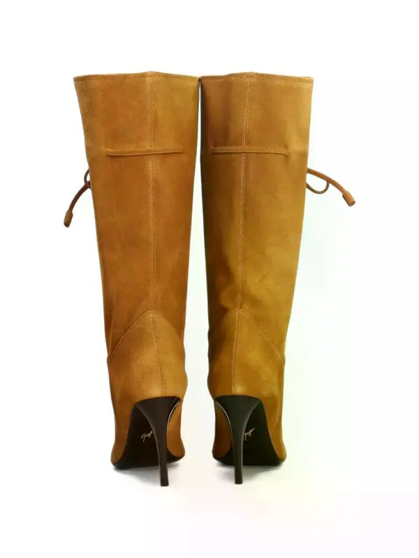 GIUSEPPE ZANOTTI Desire Bow-detail Knee-high Boots