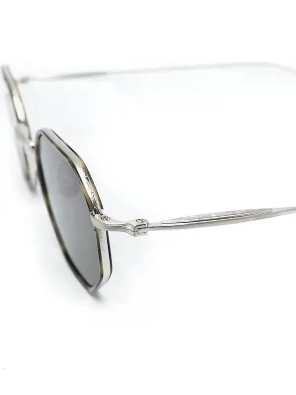Matsuda Geometric Engraved Sunglasses