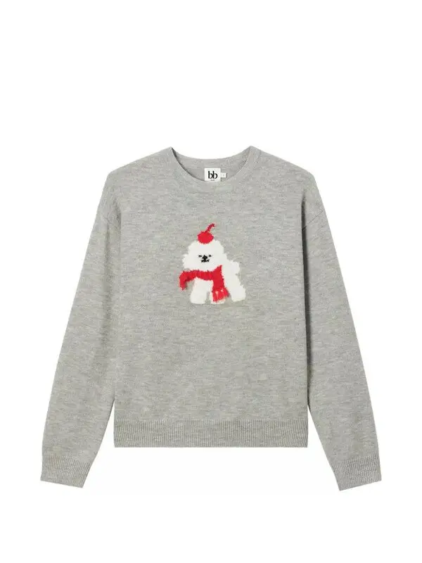 B+AB Graphic-patch Sweater