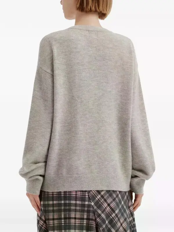 B+AB Graphic-patch Sweater