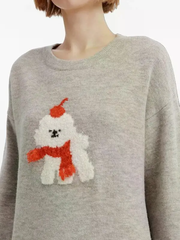 B+AB Graphic-patch Sweater