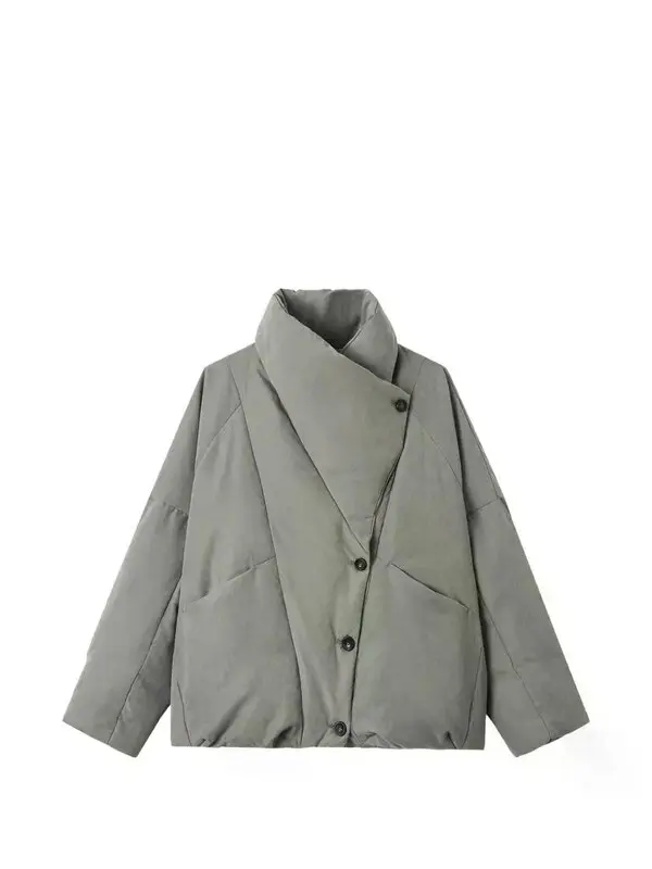 B+AB Asymmetric Puffer Jacket - Grey