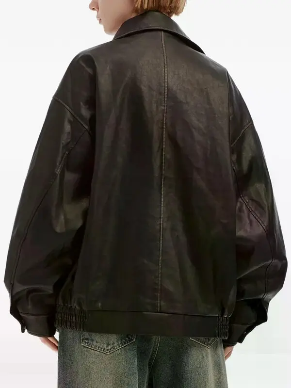 B+AB Faded-effect Zip-up Jacket
