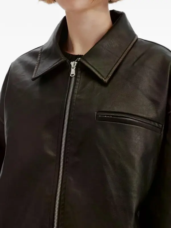 B+AB Faded-effect Zip-up Jacket